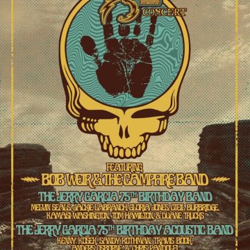 Celebrate Jerry's 75th Birthday at Red Rocks on August 4th - Jerry Garcia