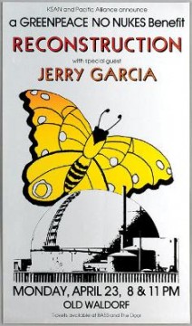 1979-04-23 Reconstruction Poster - Jerry Garcia