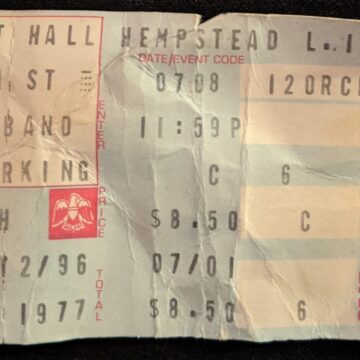 Hempstead Ticket Stub - Jerry Garcia